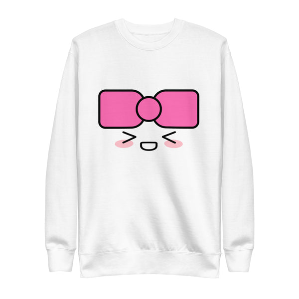 hyunee face crewneck (black) – hyuneeEats